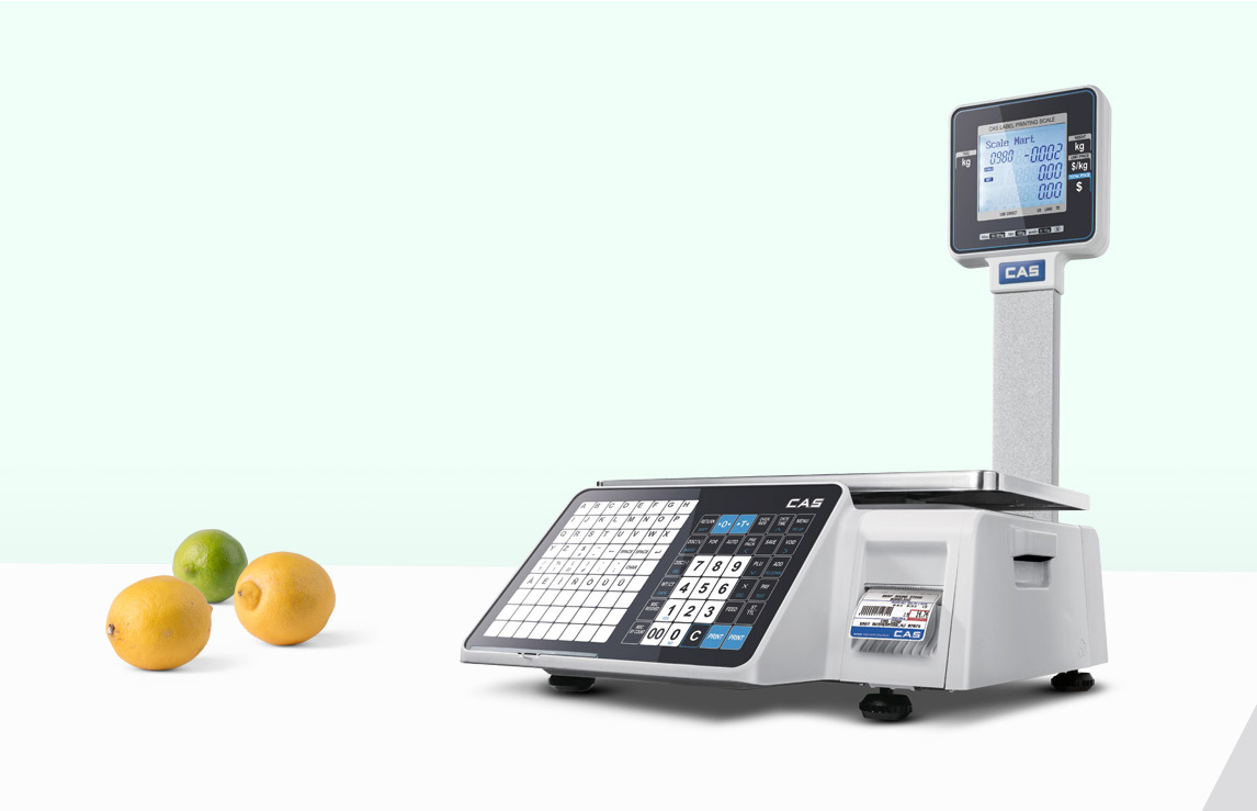 CAS CL3000 Label Printing Scale - iPOS